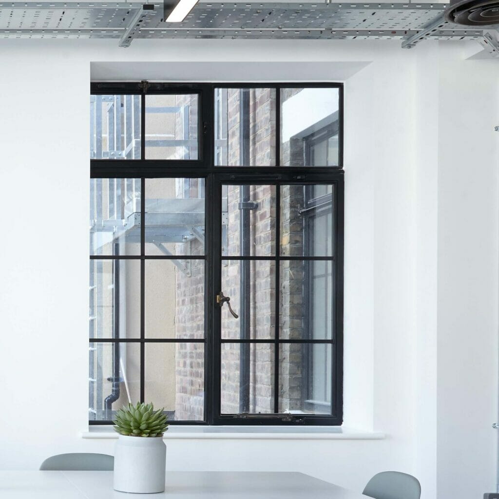 Mid-Century Modern Design Window Privacy Film | StickPretty