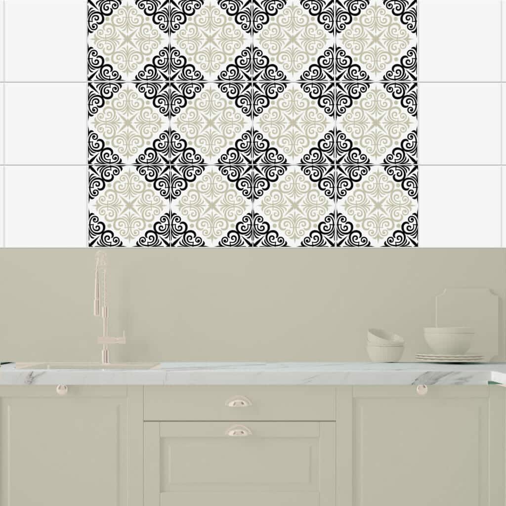 White Tile Decal - StickPretty