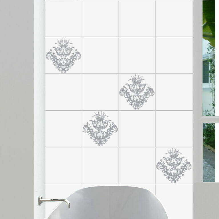 Azul Cuatro Tile Decal - StickPretty