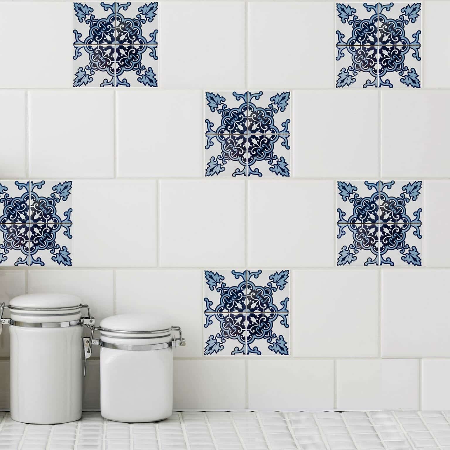 Bathroom Windows Privacy Film for Baths/Kitchens - Tile Decals