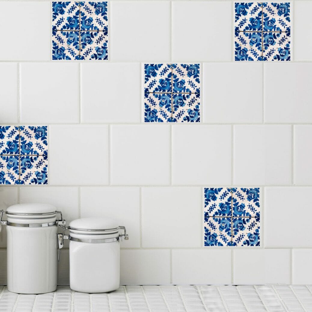 Azul Nuevo Tile Decal - StickPretty