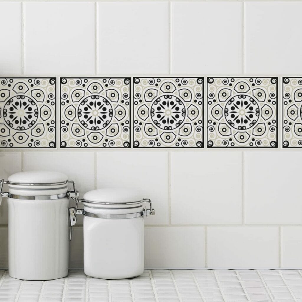 Tile Stickers are the #1 Best Makeover for Baths or Kitchens